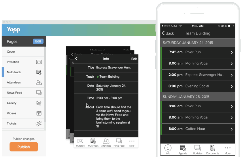 Yapp Event Mobile App Builder
